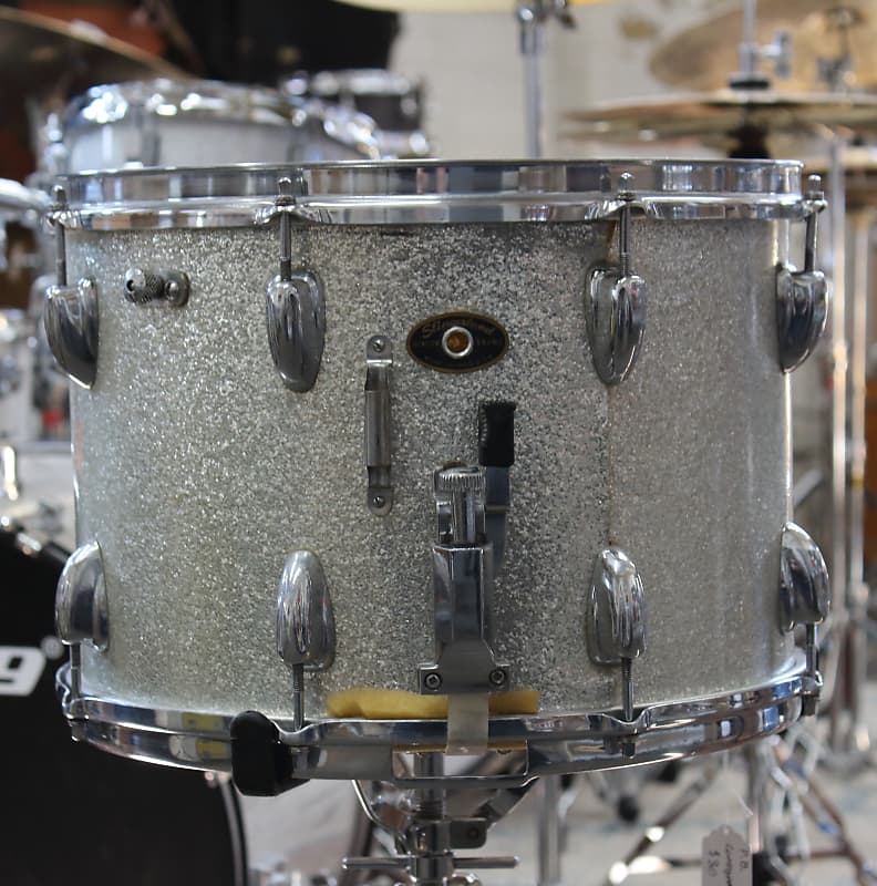 Slingerland 10x14" Snare 1960s - Silver Sparkle | Reverb