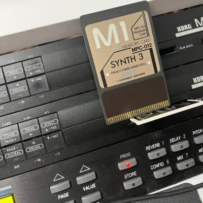 Korg M1 card MPC-012 Synth 3 90s - Black | Reverb