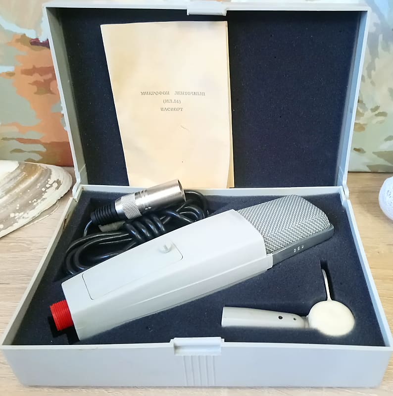 UssR Vtg ribbon microphone Oktava ML-51 Soviet 1985 XLR #650 | Reverb