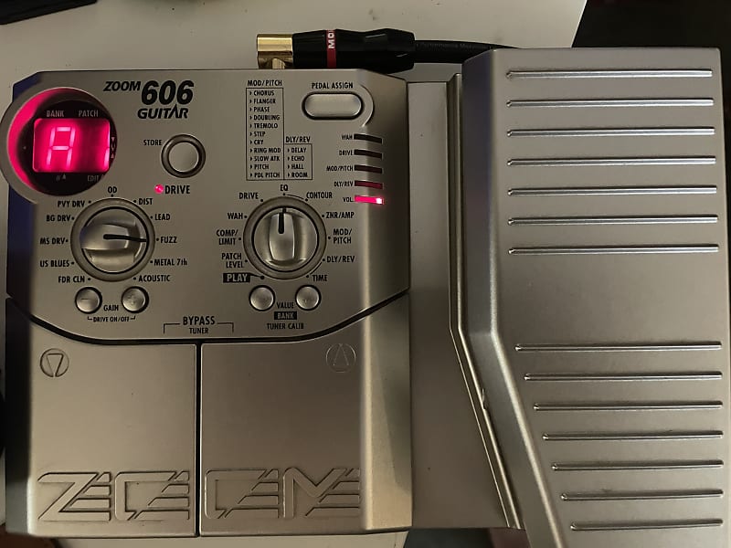 Zoom 606 Guitar Effects Processor Pedal | Reverb