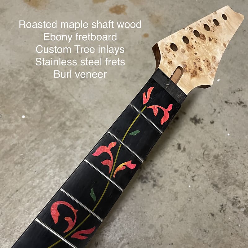 ibanez jem guitar roasted maple neck with ebony fretboard 7V | Reverb