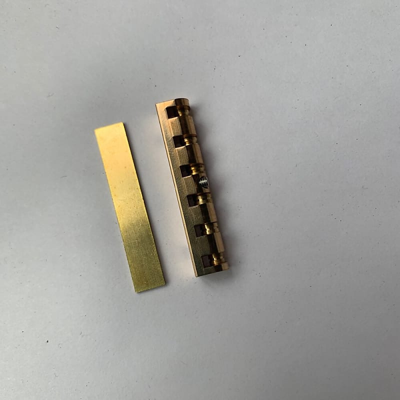Gold 42MM Guitar LP Style Brass Roller Nut | Reverb