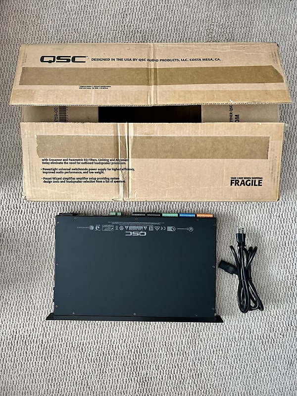 Qsc Q Sys Core 110f Network Dsp W Dante 8x8 License Reverb Uk