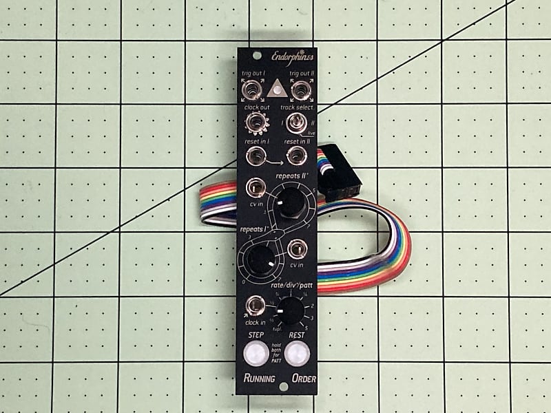 Endorphin.es Running Order Two-Channel Trigger Sequencer | Reverb