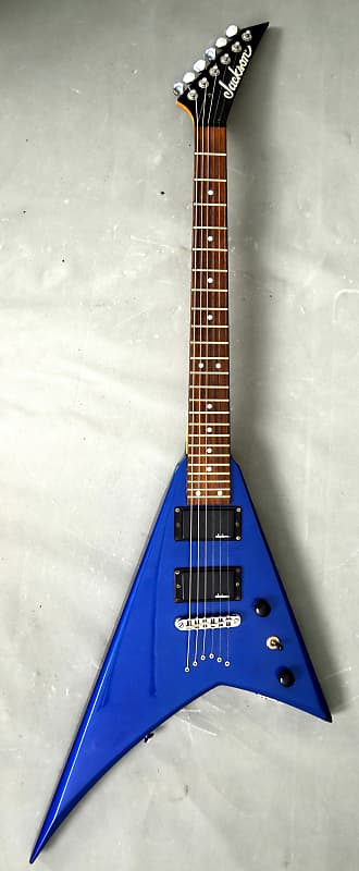 Jackson V Blue | Reverb