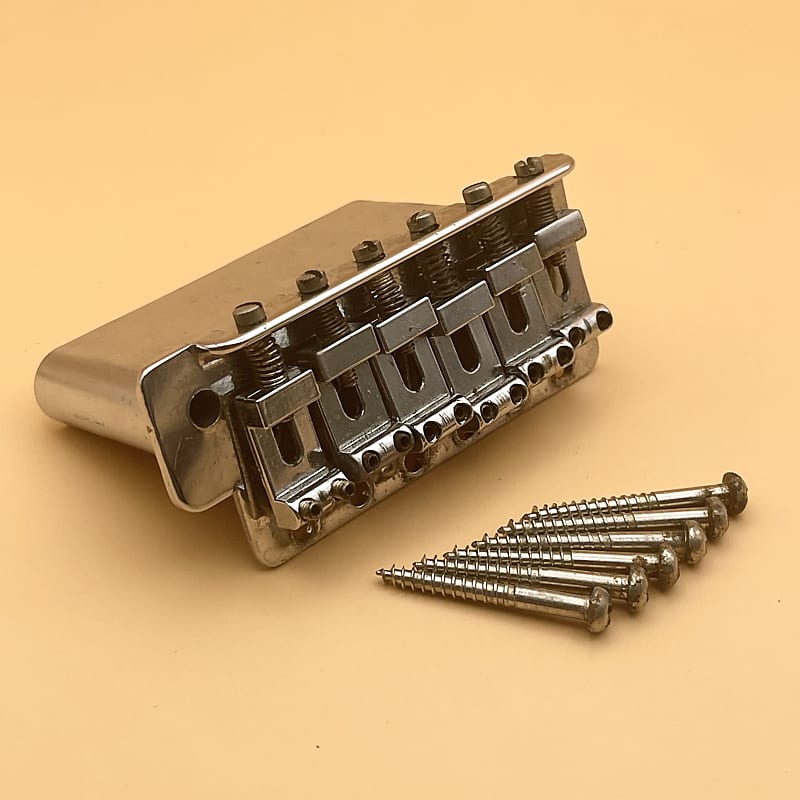 1973 Fender Stratocaster Bridge Synchronized Tremolo Vibrato | Reverb
