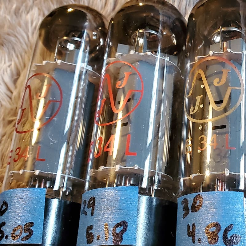 Tubes JJ Electronics Matched Quad | Reverb