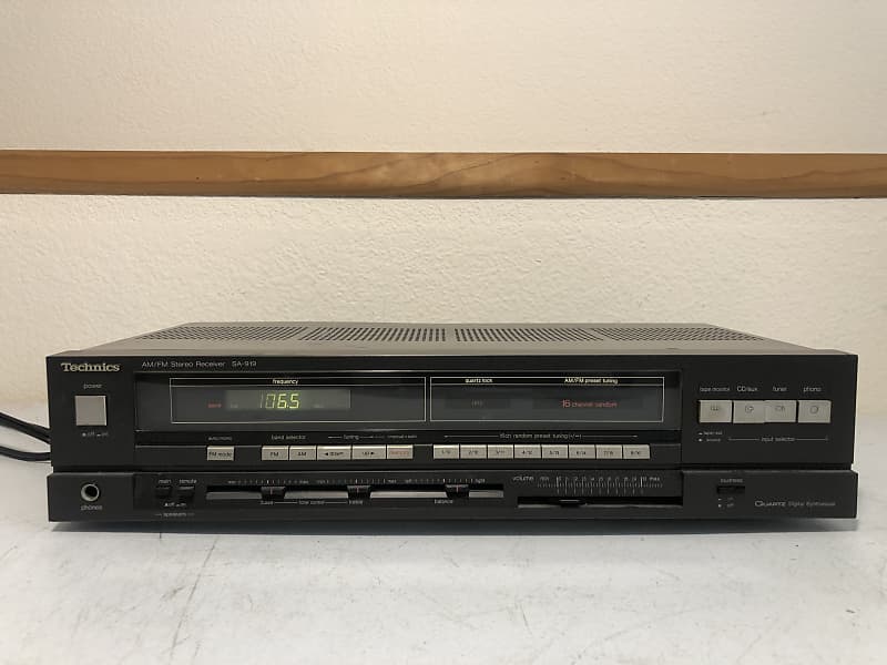 Technics SA-919 Receiver HiFi Stereo Vintage 2 Channel Phono | Reverb