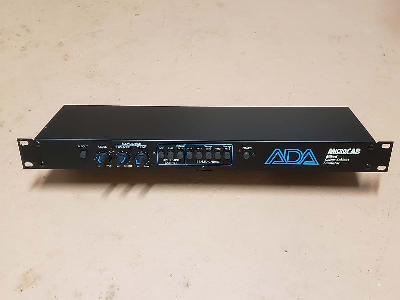 90's A/DA Microcab Cabinet Sim Cab Emulator ADA Rack | Reverb