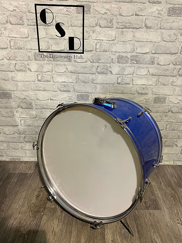 Blue Bass Drum 22”x14” / Drum Hardware / Kick Drum #BE108 | Reverb
