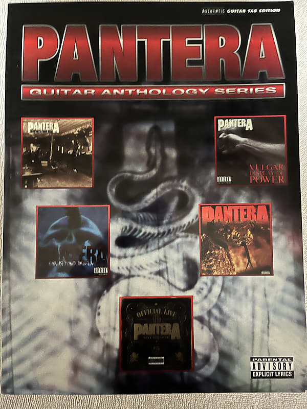 Pantera - Guitar Anthology - Guitar Tab / Tablature Book | Reverb