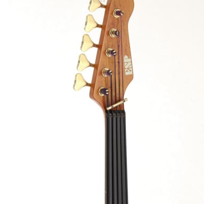 ESP Custom Shop Carve-top Fretless Bass 5-string | Reverb