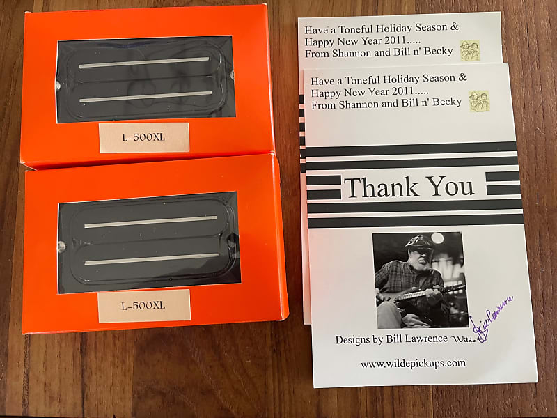 TWO (2) BILL LAWRENCE WILDE L500XL L-500 XL SPECIAL XMAS | Reverb