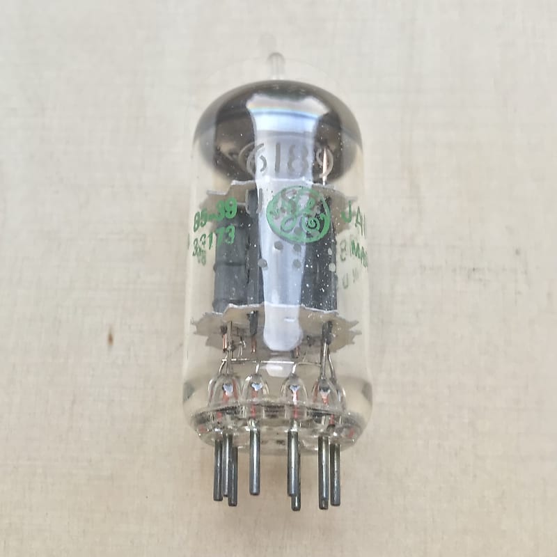 Vintage 1960's General Electric 6189 / ECC82 / 12AU7 | Reverb UK