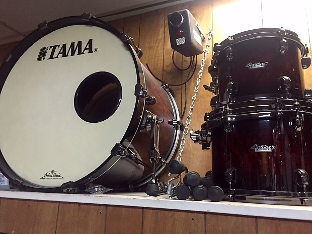 Tama Starclassic Bubinga Double Kick Drum Set Volcanic Red | Reverb UK