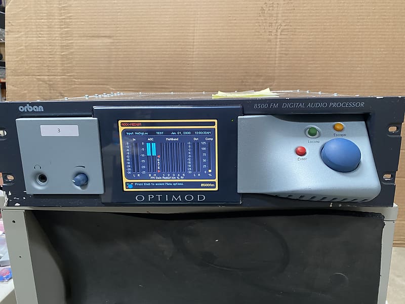 OPTIMOD FM 8500 FM DIGITAL AUDIO PROCESSOR #3 | Reverb