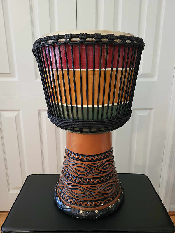 Terre Djembe Master Mali Style Rasta Carved 2020 - Rasta | Reverb