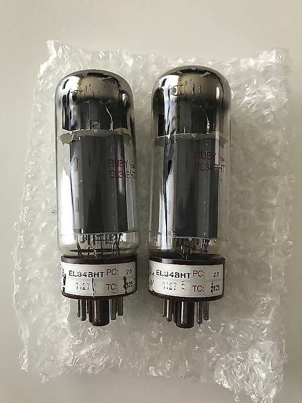 Ruby Tubes EL34 BHT 2016 | Reverb UK