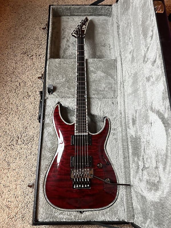 ESP LTD MH-1000 FR 2021 See-Through Black Cherry | Reverb