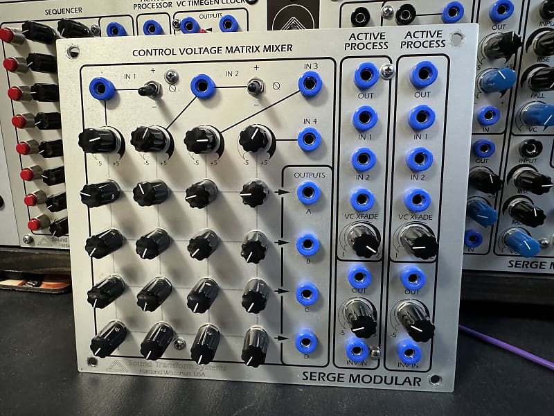 Serge Modular STS Hartland CV Matrix Mixer M class panel 2000 | Reverb