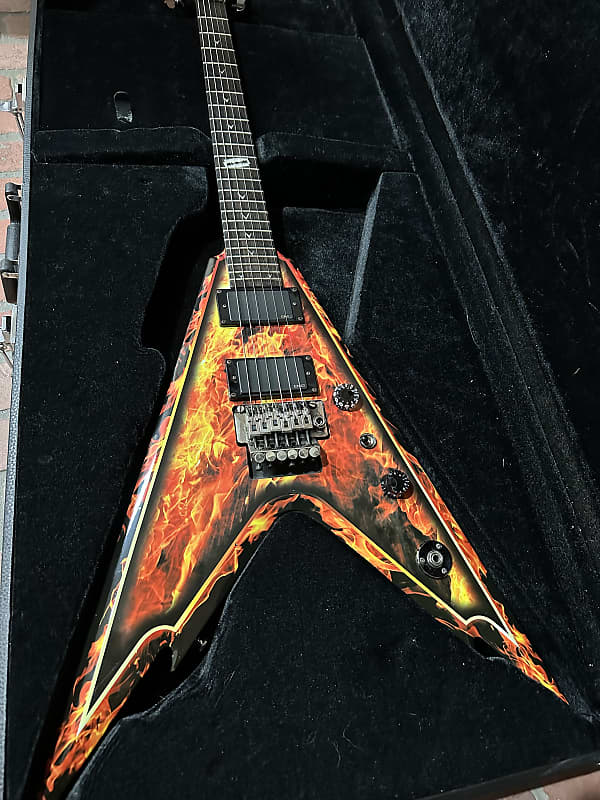 Dean Dime Razorback V255 Explosion | Reverb