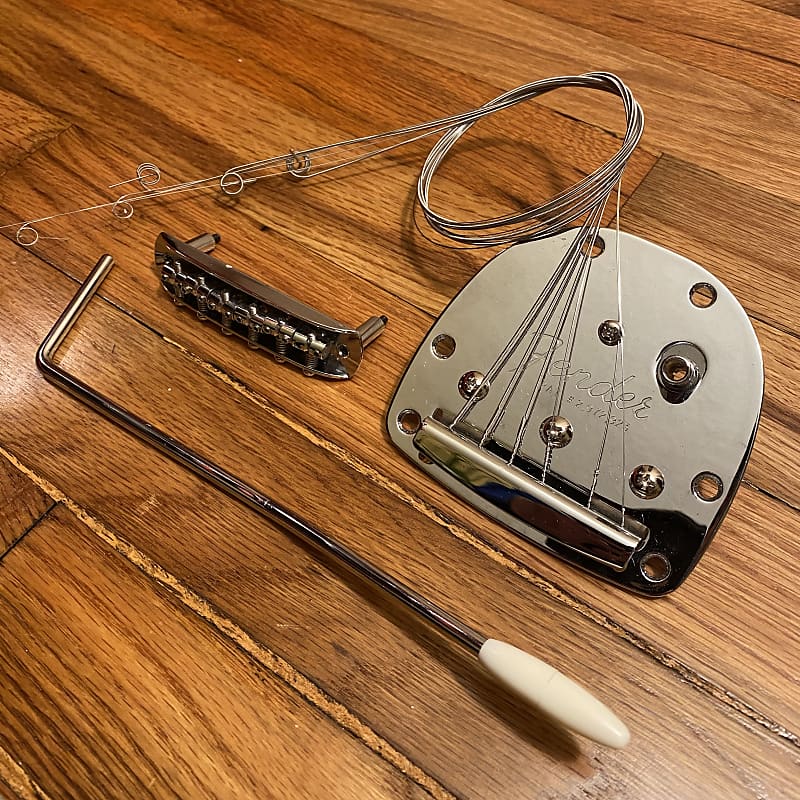 Fender Jazzmaster/Jaguar Bridge & Vibrato Assembly - Chrome | Reverb