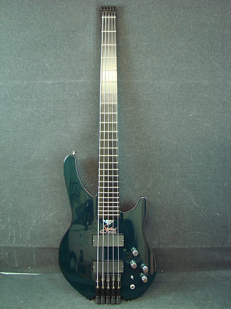 Status Stealth 5 String Headless Bass Guitar Graphite | Reverb