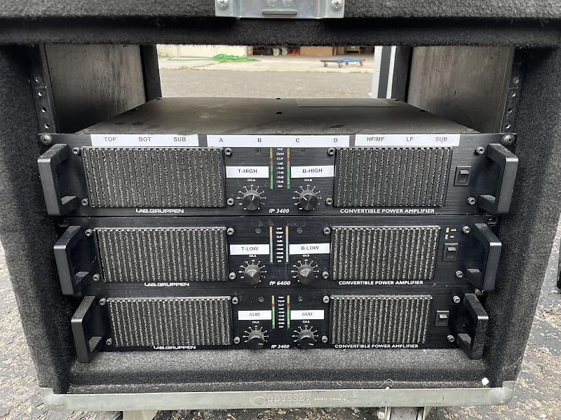 Lab Gruppen 2x FP3400 and 1x FP6400 Power Amplifier Kit | Reverb