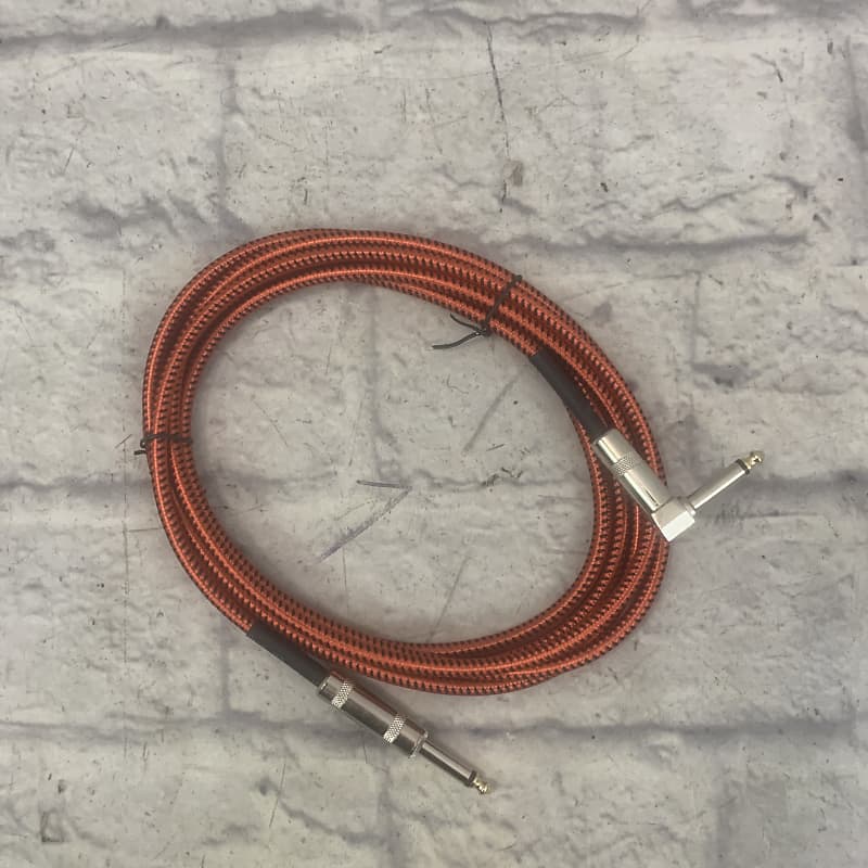 GLS Audio Straight to Right Angle 1/4 Inch Instrument Cable | Reverb
