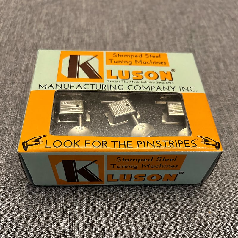 Kluson Supreme 6 in Line Tuners, Double Line, 18:1, Right | Reverb