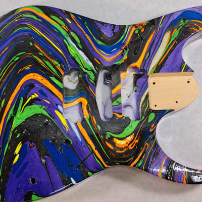 90s Ibanez Ruby Flamed Maple 22 Fret RG HSH Square Heel Body | Reverb