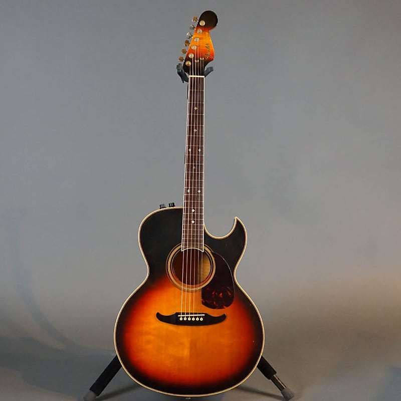 Fender El Rio Acoustic Electric Thinline Guitar Sunburst | Reverb
