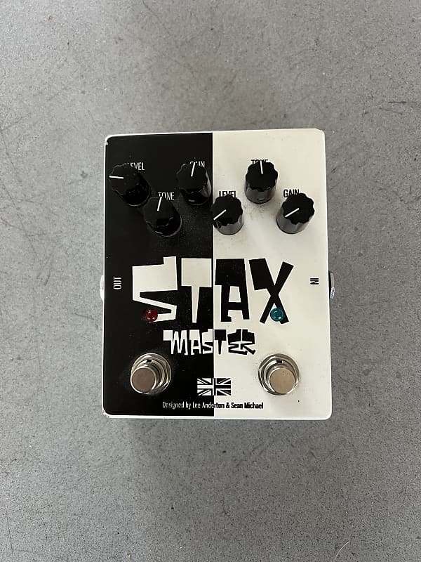 Stax Staxmaster pedal 2015 - White Black | Reverb
