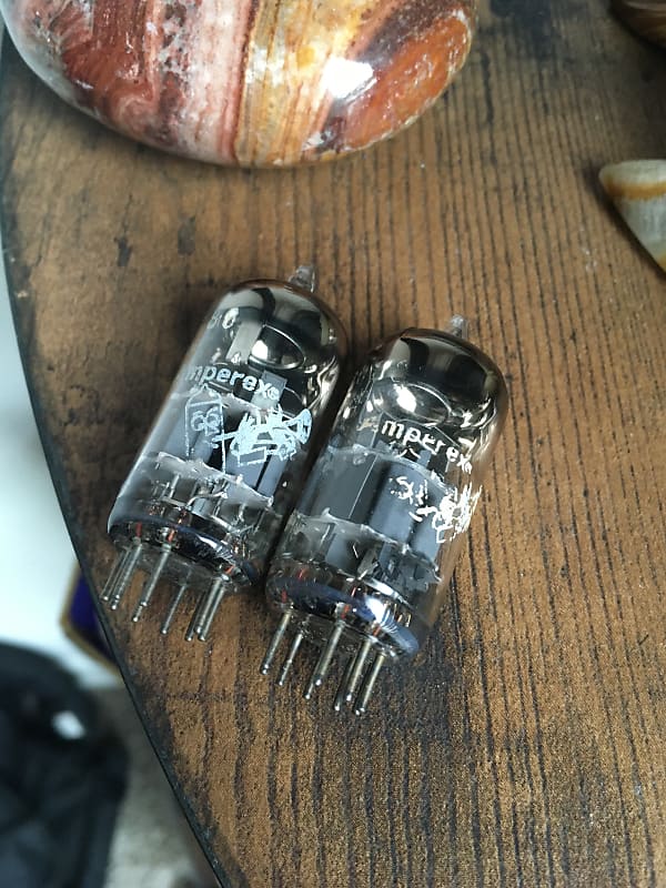 2 bugle boy amperex 6dj8 ecc88 hifi audio tubes - classic | Reverb