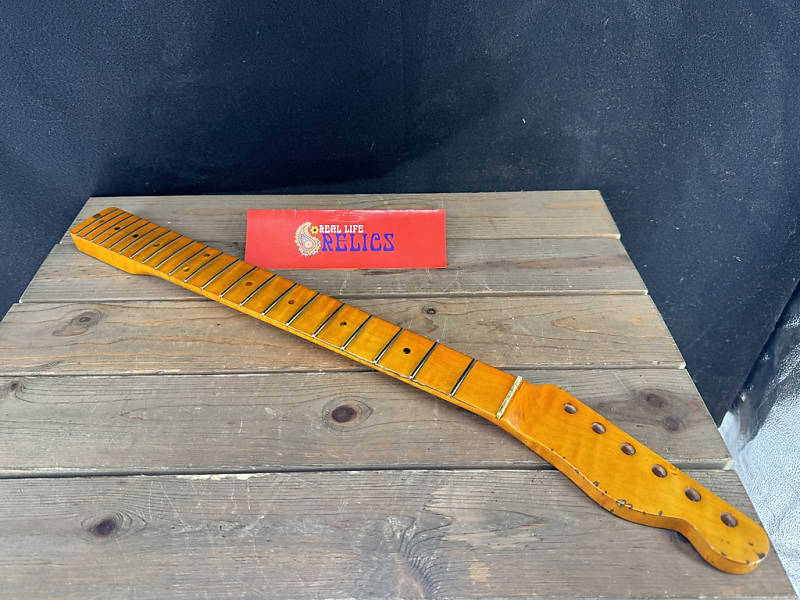 Real Life Relics Curly Flame Maple Telecaster® Style | Reverb Canada