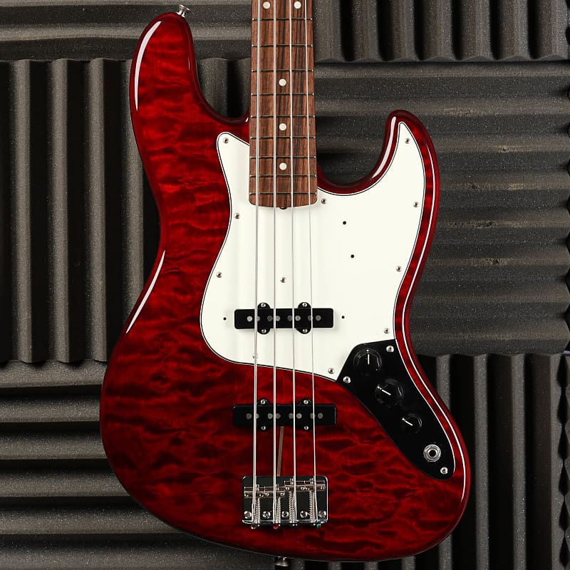 Fender FSR MIJ Hybrid 60s Jazz Bass Quilt Top 2018 - | Reverb