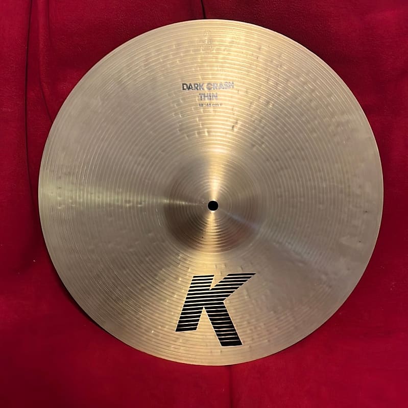 18” Zildjian K Dark Thin Crash - 1358g | Reverb