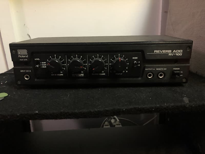 Roland RV-100 Analog Reverb 1980’s Black | Reverb