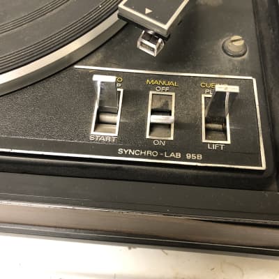 Garrard Synchro Lab (SL) 95B 1978 Black/Silver | Reverb