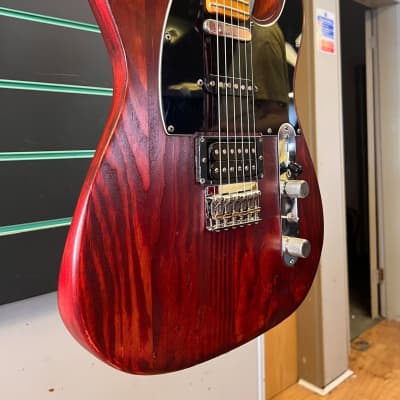 Fender Modern Player Telecaster Plus Refinished Red Stain | Reverb UK