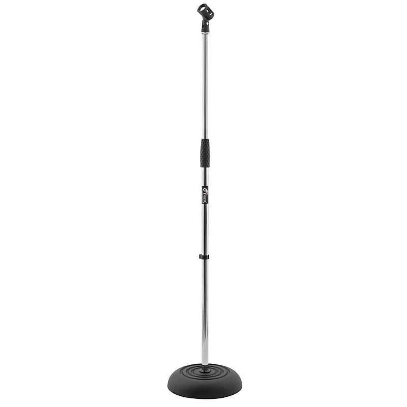 Tiger MCA14 Round Base Microphone Stand, Chrome | Reverb