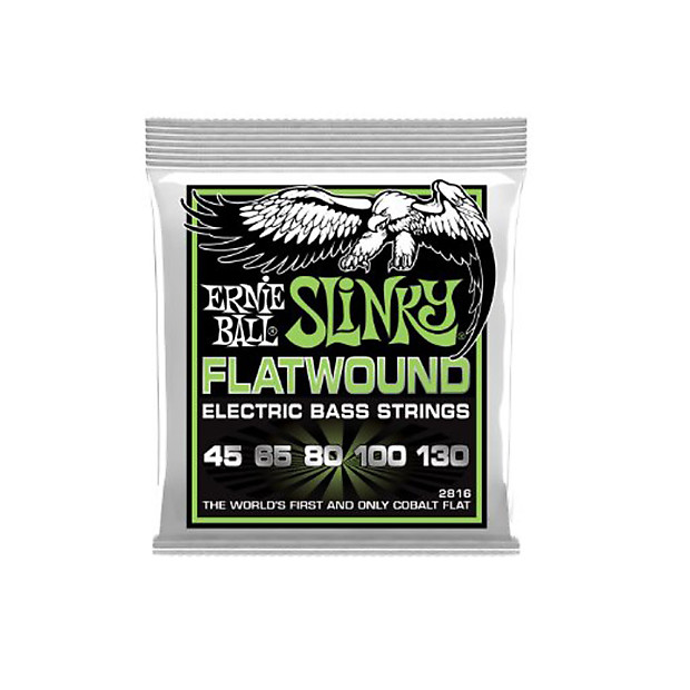 Ernie Ball 2816 5-String Regular Slinky Flatwound Bass | Reverb