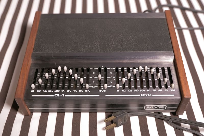MXR 10-band Stereo Graphic EQ, real wood sides. model 114. | Reverb