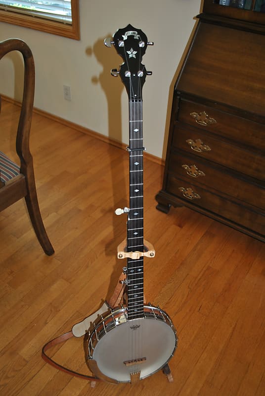 Deering Black Diamond long neck banjo w/hsc | Reverb