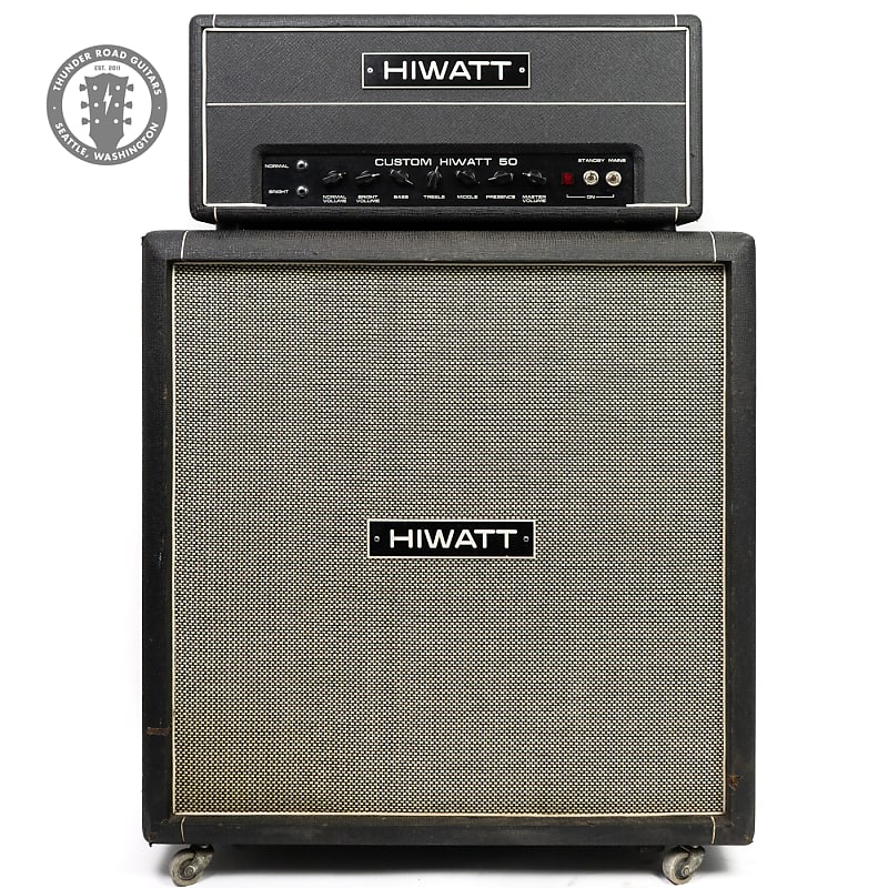1979 Hiwatt "Hylight" DR504 Custom 50 Head w/ "Hylight" | Reverb