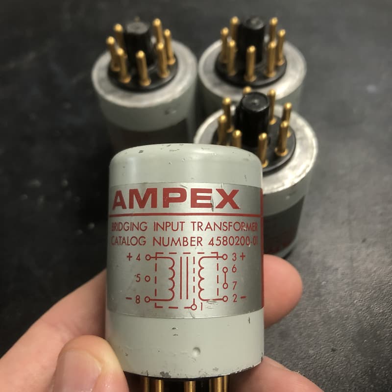 Ampex 4580200-01 Vintage Octal Socket Line Input Transformers | Reverb