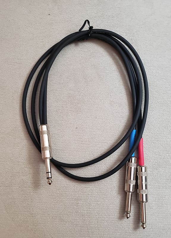 VTG Balanced 3' TRS to Tip and Ring Splitter Cable 2000's - | Reverb