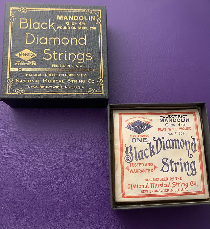Vintage " ELECTRIC ' Mandolin String Case Candy for | Reverb Canada