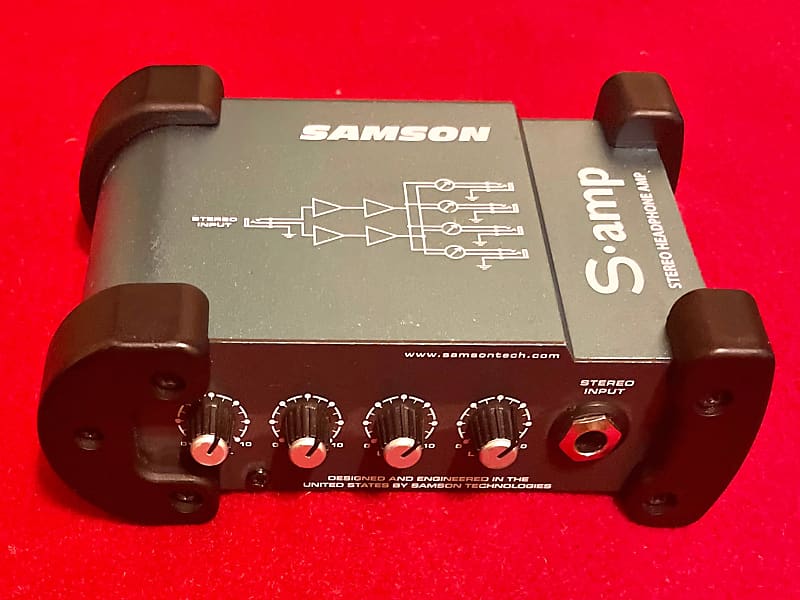 Samson S-Amp Stereo Headphone Amplifier Amp | Reverb