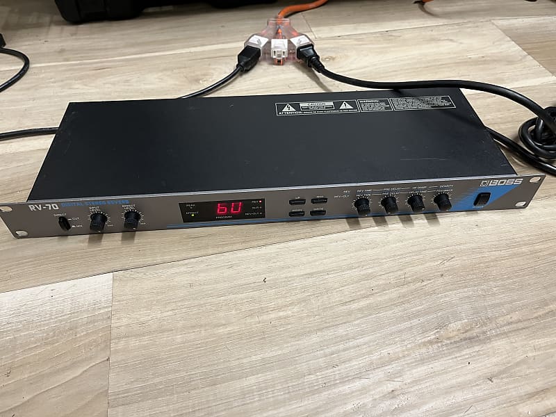 Boss RV-70 Digital Stereo Reverb Effects Rack | Reverb
